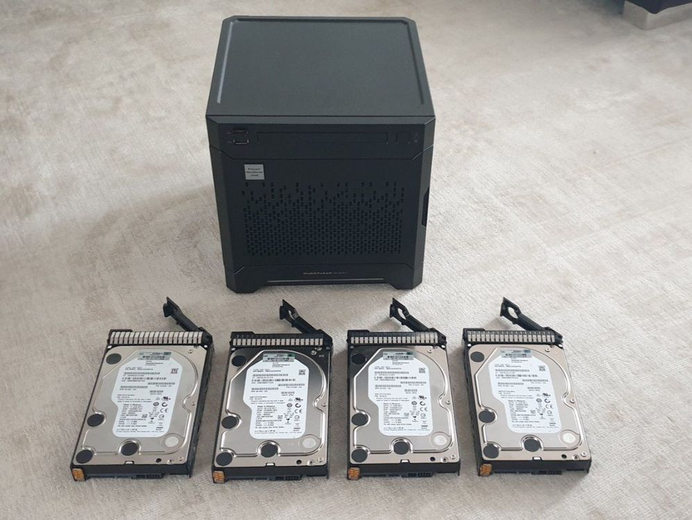 HP HPE Microserver Gen8 + 16Gb + E3 1220L v2 + LSI9207 8i IT (Gebraucht ...