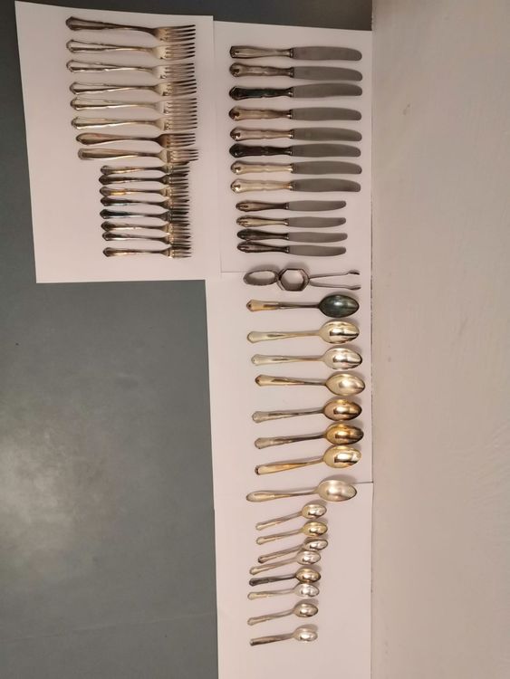 Silberbesteck Set Bruckmann 90 Messer Gabel Löffel (Gebraucht) in Triesenberg für CHF 30 – mit ...