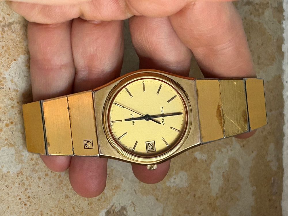 Certina DS Quarz Herrenuhr Vergoldet Vintage (Defekt) in Laufen für CHF 30 – mit Lieferung auf ...