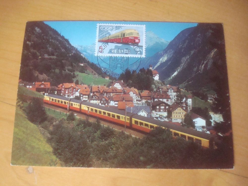 1982 TEE Gotthard Bahn Stempel Göschenen (Gebraucht) in Gordola für CHF ...