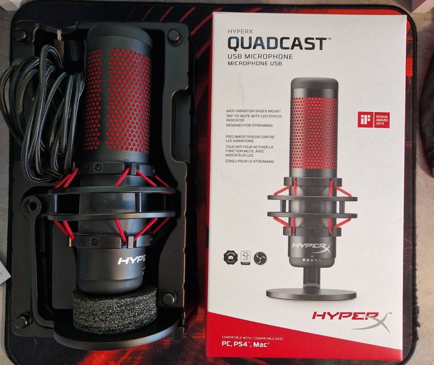 HYPER X Quadcast - USB Microphone (Gebraucht) in Brig für CHF 35 – mit ...