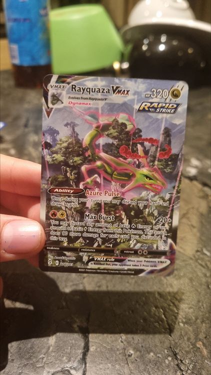 Rayquaza Vmax 2021 édition Rapid Strike (Gebraucht) in Les Bois für CHF ...