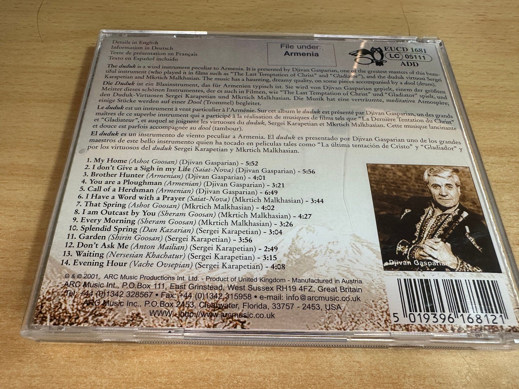 H1 Gasparyan Karapetian Malkhasian The Art Of The Armenian D (Gebraucht ...