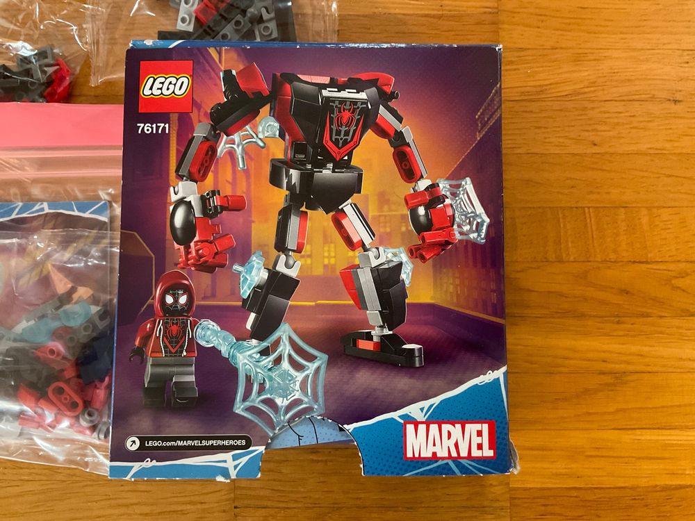 Lego Marcel Spiderman Miles Morales Mech Armour | Kaufen auf Ricardo