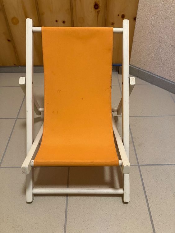 Herziger Alter Sonnenstuhl für Kinder oder zur Deko (Gebraucht) in Flums für CHF 30 – mit ...