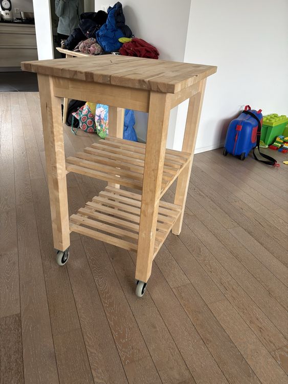 IKEA BEKVÄM Kitchen Trolley - Birch - 58x50cm - on wheels (Gebraucht ...