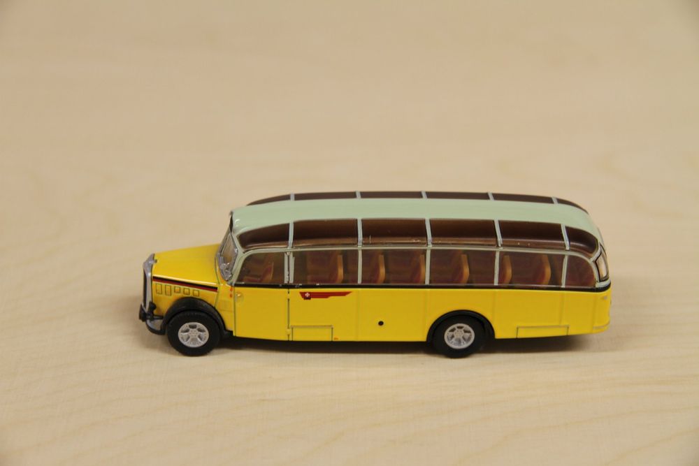 Postauto, Saurer, PTT, Alpenwagen IIIa, 1:87, Ho, Ariwico (Neu und ...