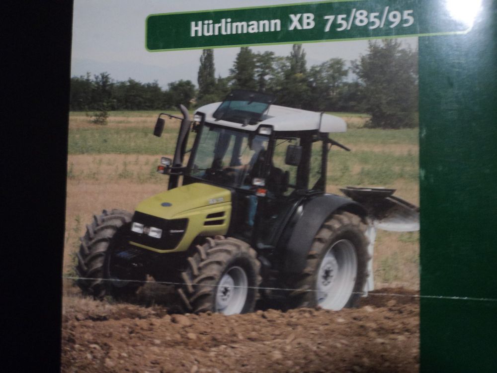 Prospekt Traktor Hürlimann XB 75/85/95 (Gebraucht) in Schwarzenburg für CHF 3 – mit Lieferung ...