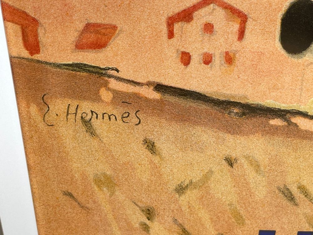 Eric Hermes Lötschberg 1949 Plakat, 102x64cm (Gebraucht) in Zürich für ...