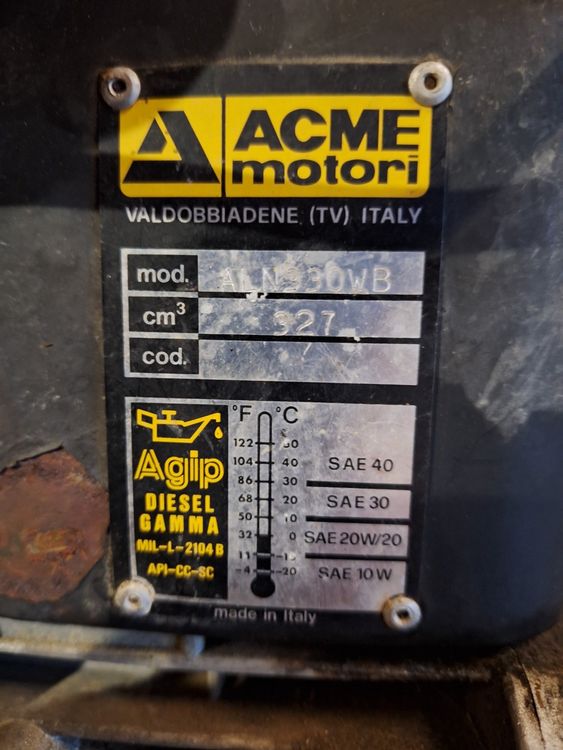 Motor ACME Benzinmotor (Gebraucht) in Rudolfstetten für CHF 50 – nur ...