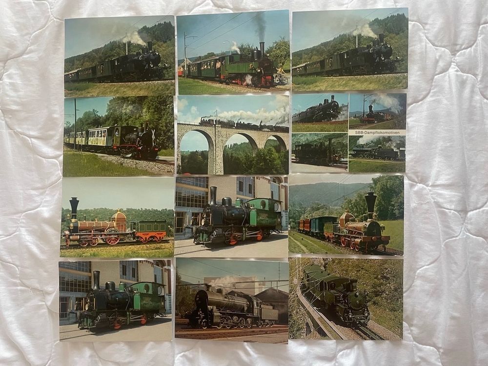 LOT MIT 19X LOKOMOTIVEN UND 1X WAGON VON DER SCHWEIZ (Gebraucht) in Bernhardzell für CHF 6.5 ...