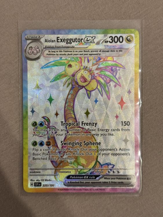 Pokémon Alolan Exeggutor ex - 225/191 Surging Sparks (SV08) | Kaufen ...