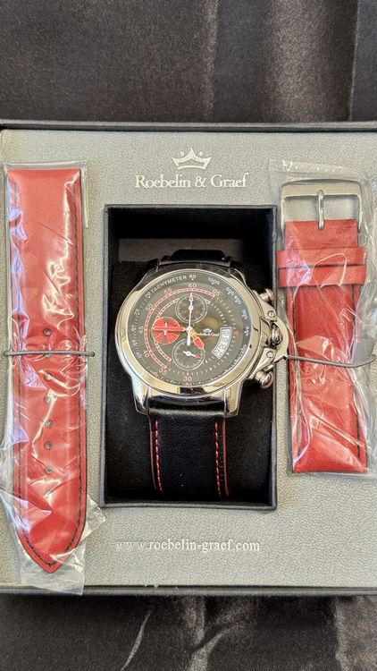 Roebelin & Graef Chronograph Uhr, neuwertig, Sehr gut erhalt (Neu ...