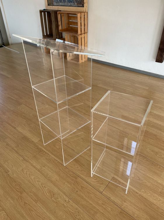 Rednerpult und Beistelltisch, Plexiglas - Spezialanfertigung | Kaufen ...