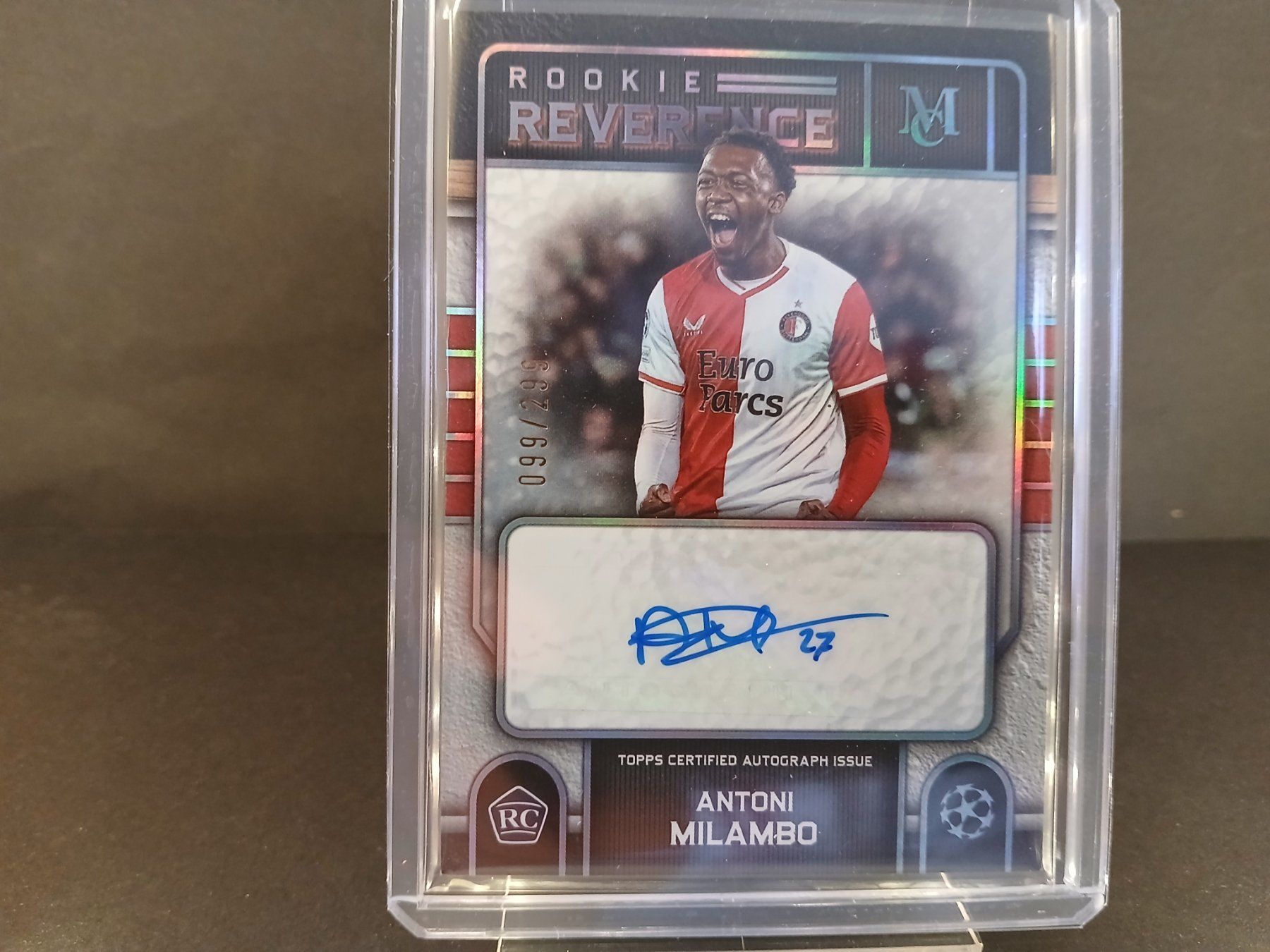 Topps Museum Auto Rookie Reverence Antoni Milambo /299 (Neu (gemäss ...