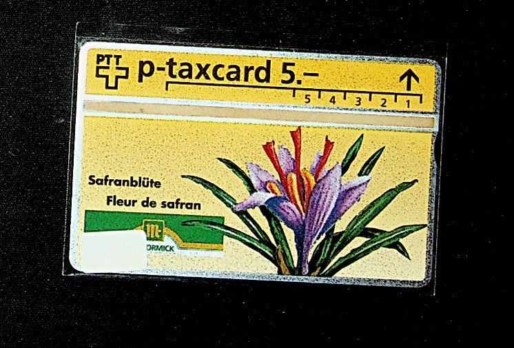 TAX CARD PTT MC CORMICK SA REGENSDORF /K763 (Gebraucht) in Estavayer-le-Lac für CHF 1 – mit ...