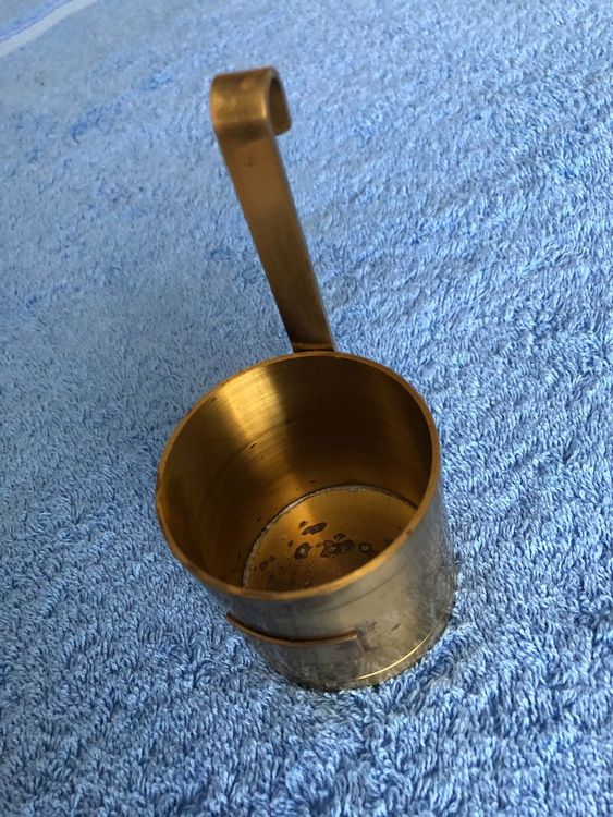 Messbecher 1 dl., Messing | Kaufen auf Ricardo