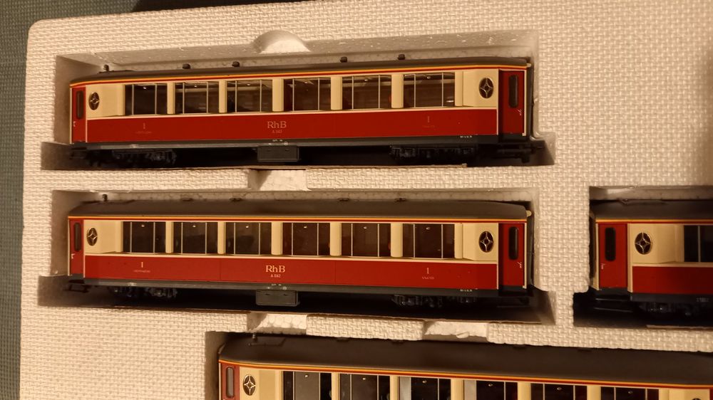 Bemo RhB H0m 4 voitures salon / Salonwagen Pullmann 3272/S | Kaufen auf Ricardo