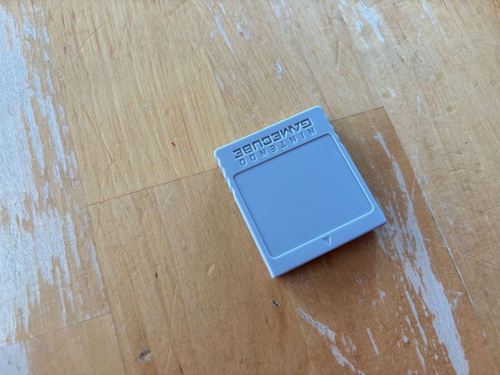 Original Game Cube Memory Card in Grau (59 Blöcke) | Kaufen auf Ricardo