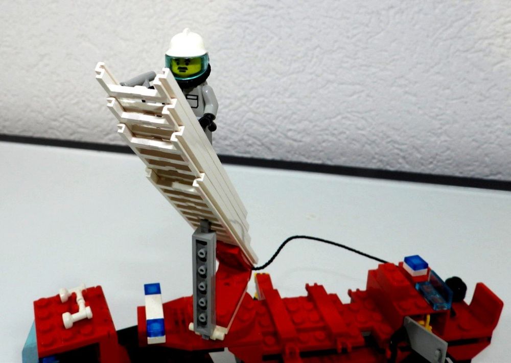 LEGO SYSTEM 6340 FEUERWEHR TRUCK MIT DREHLEITER | Kaufen auf Ricardo