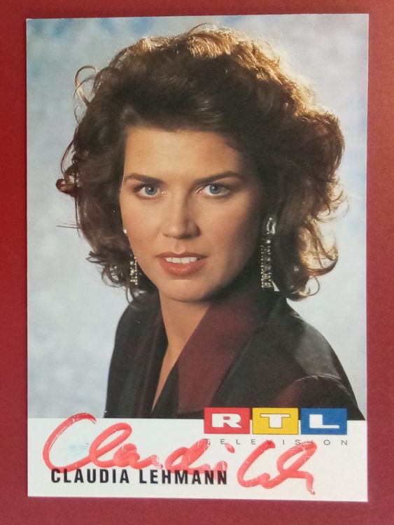 Claudia Lehmann Autogramm signiert Fotopostkarte 10x15cm (Gebraucht) in ...