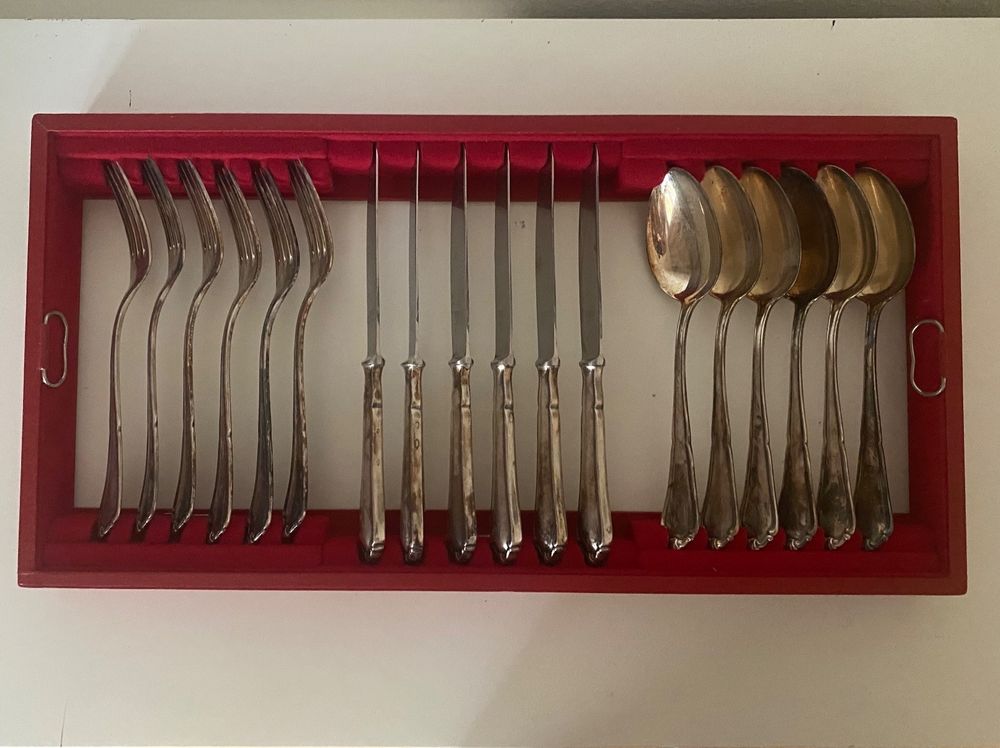 Silberbesteck BSF 90 Platura 36 (18-teilig) (Gebraucht) in Wettingen für CHF 89 – mit Lieferung ...