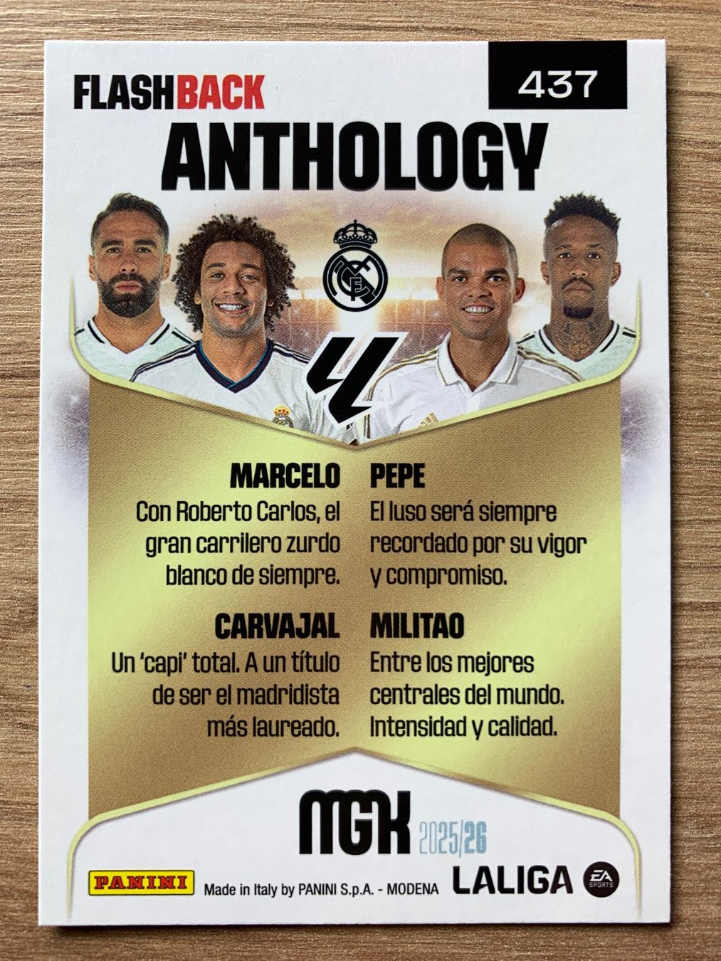 Soccer Marcelo / Pepe Flashback Anthology Elite MGK 25/26 (Gebraucht ...