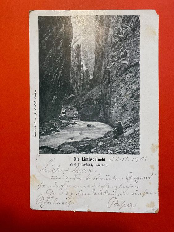 Die Linthschlucht (bei Thierfehd, Linthal) (Gebraucht) in Glarus für CHF 5 – mit Lieferung auf ...