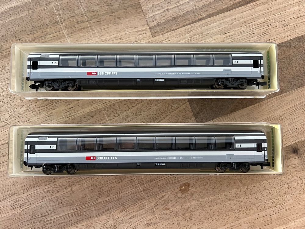 Modelleisenbahn Trix, 2 Passagierwagen SBB Panorama-Zug | Kaufen auf Ricardo