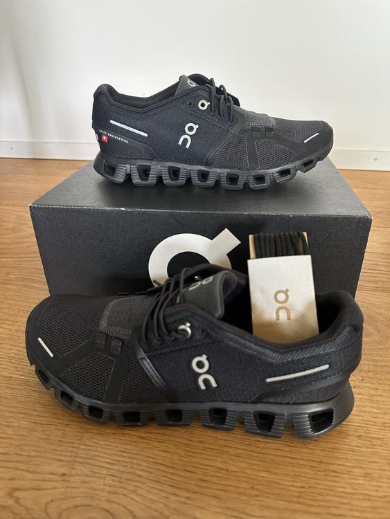On Running On Cloud 5 all black Gr. 38 (schwarz) (Neu (gemäss Beschreibung)) in Rehetobel für ...