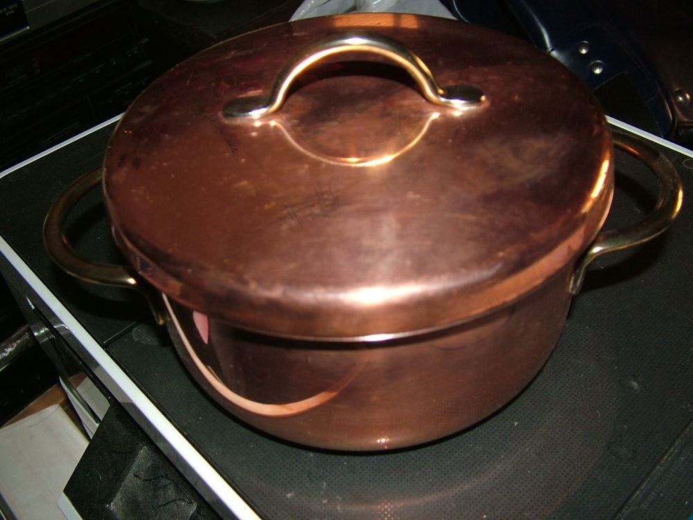 Topf mit Deckel Kupfer, von SIGG, 16cm | Kaufen auf Ricardo