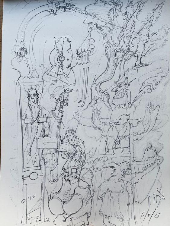 H.R. GIGER - POLTERGEIST - Print , Handsigned | Kaufen auf Ricardo