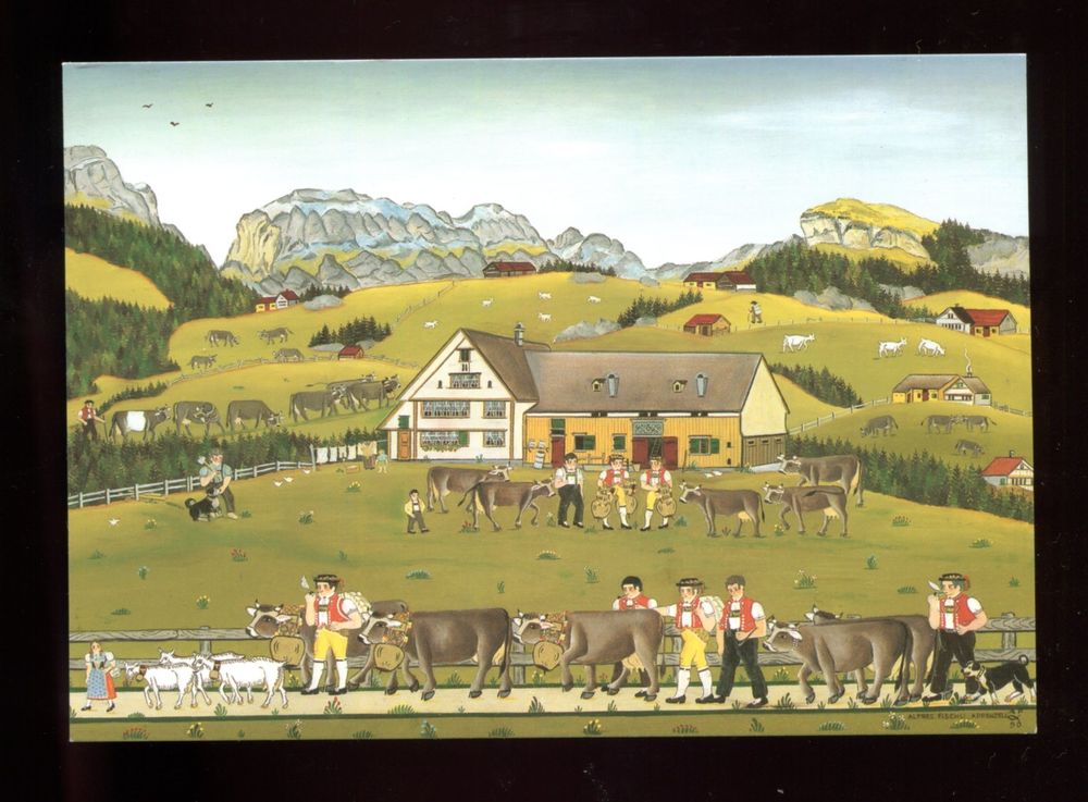 Appenzell, A. Fischli, Künstlerkarte (Gebraucht) in Aarau für CHF 3.5 ...