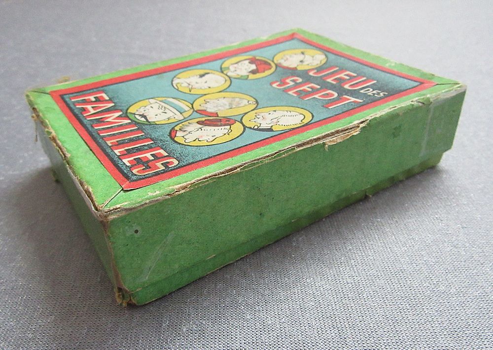 Kartenspiel - Jeu des sept familles - Karten dreisprachig (Gebraucht ...