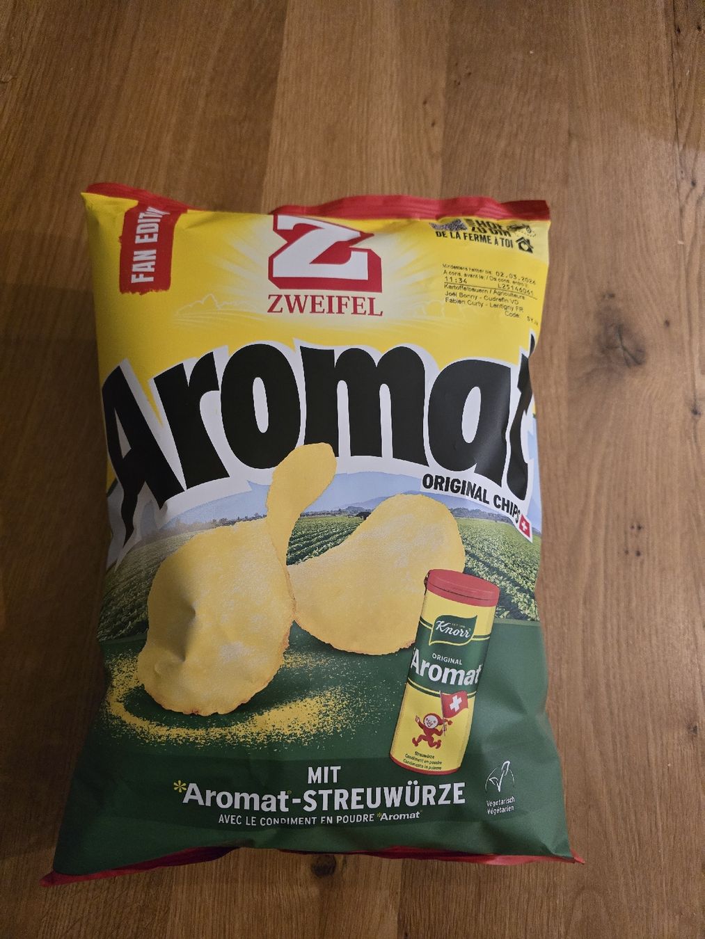Zweifel Chips Aromat Original mit Aromat-Streuwürze! (Neu und ...