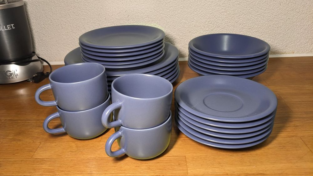 Steingut Geschirr Set Ikea