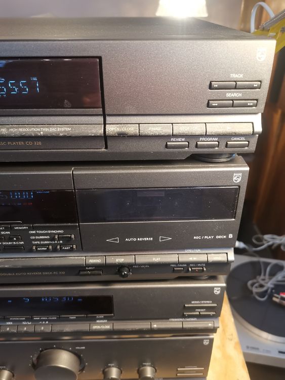 Ensemble cd, cassettes, tuner, ampli Philips en bon état | Kaufen auf ...
