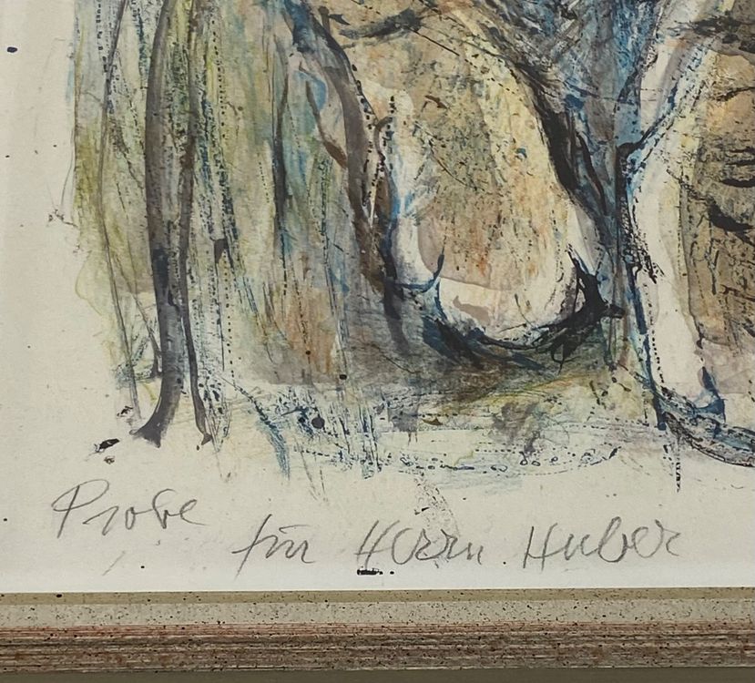 Fritz HUG (1921-1989) Lithographie Handsigniert (Gebraucht) in für CHF ...