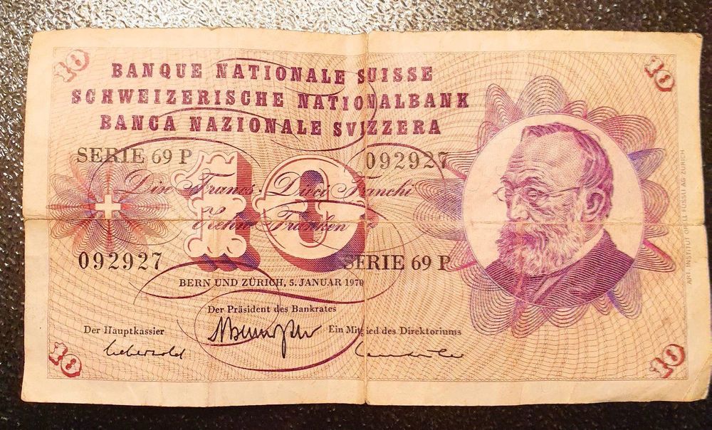 2x Banconote Svizzere Vintage🇨🇭 (Usato) a Arcegno per CHF 23 – con ...