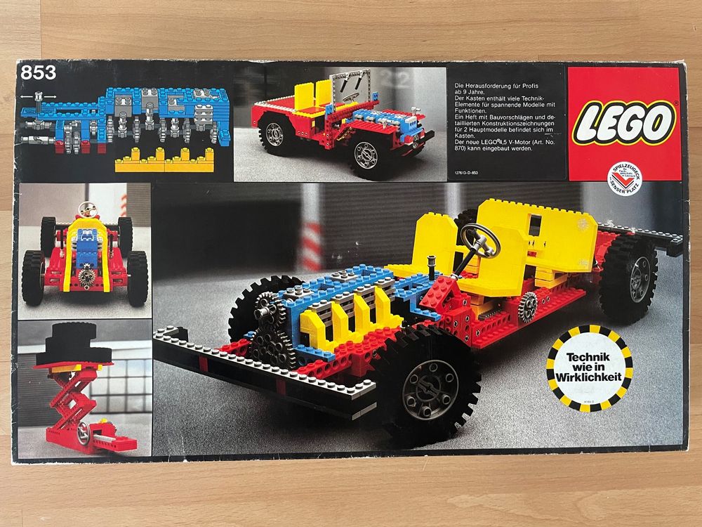 Lego Technic 853 Auto Chassis | Kaufen auf Ricardo