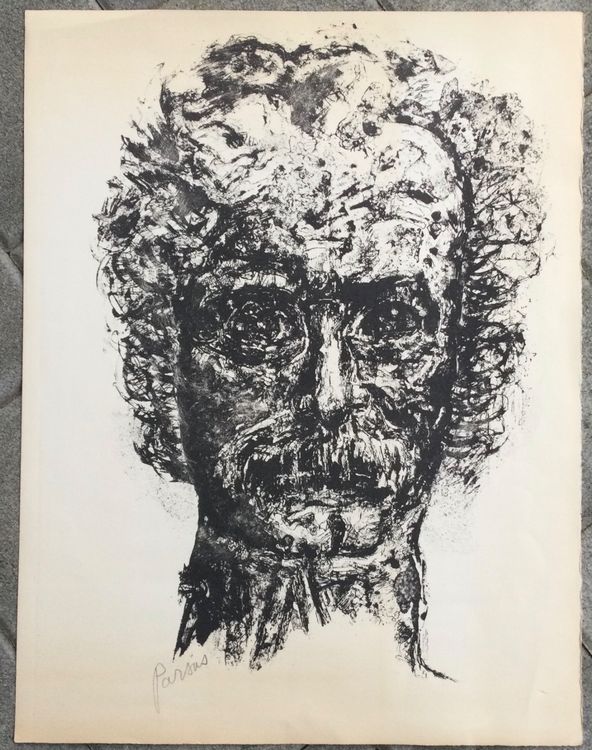 Pierre PARSUS (1921-2022) Lithographie Handsigniert | Kaufen auf Ricardo