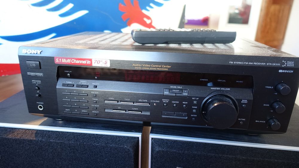 Sony Receiver STR-DE335 inkl. Philips 3-Weg Boxen (Gebraucht) in Binz ...