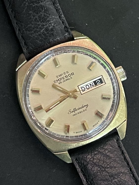 Swiss Emperor Automatic – 25 Jewels – Incabloc – Day-Date (Gebraucht) in Safenwil für CHF 79.9 ...