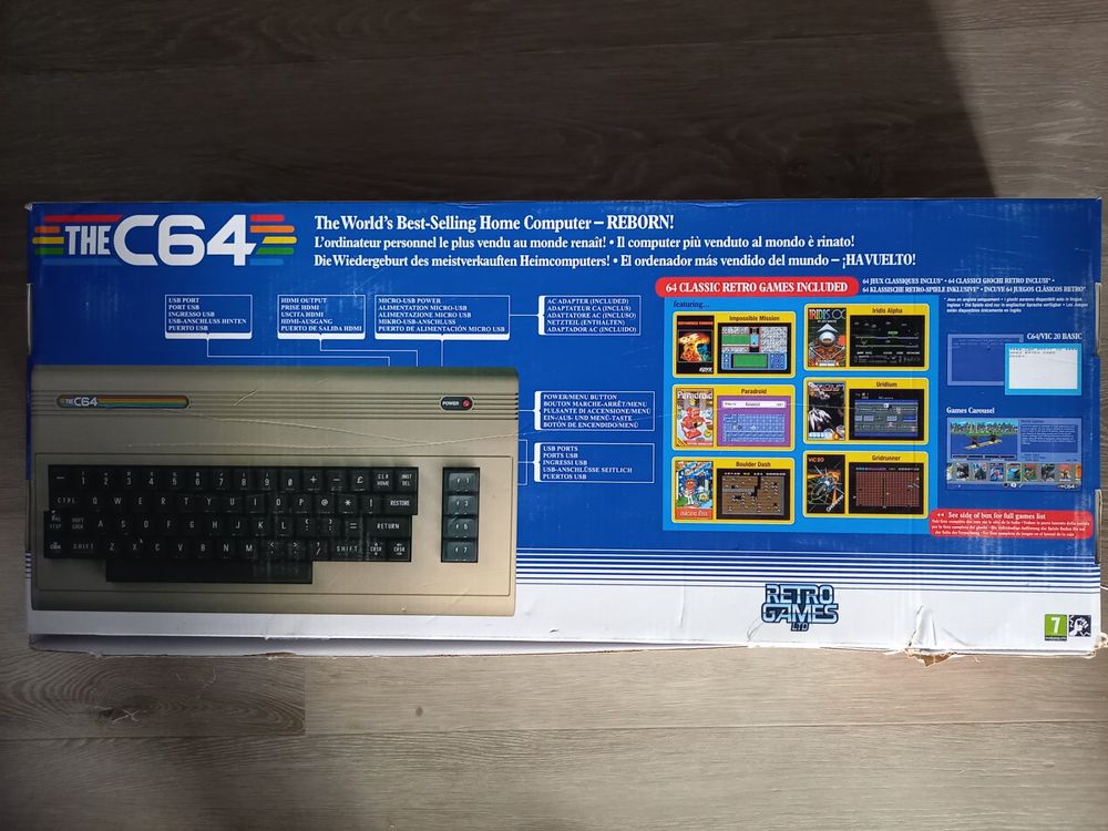 Commodore C64 Micro Computer inkl. 64 Games (Neu und originalverpackt ...