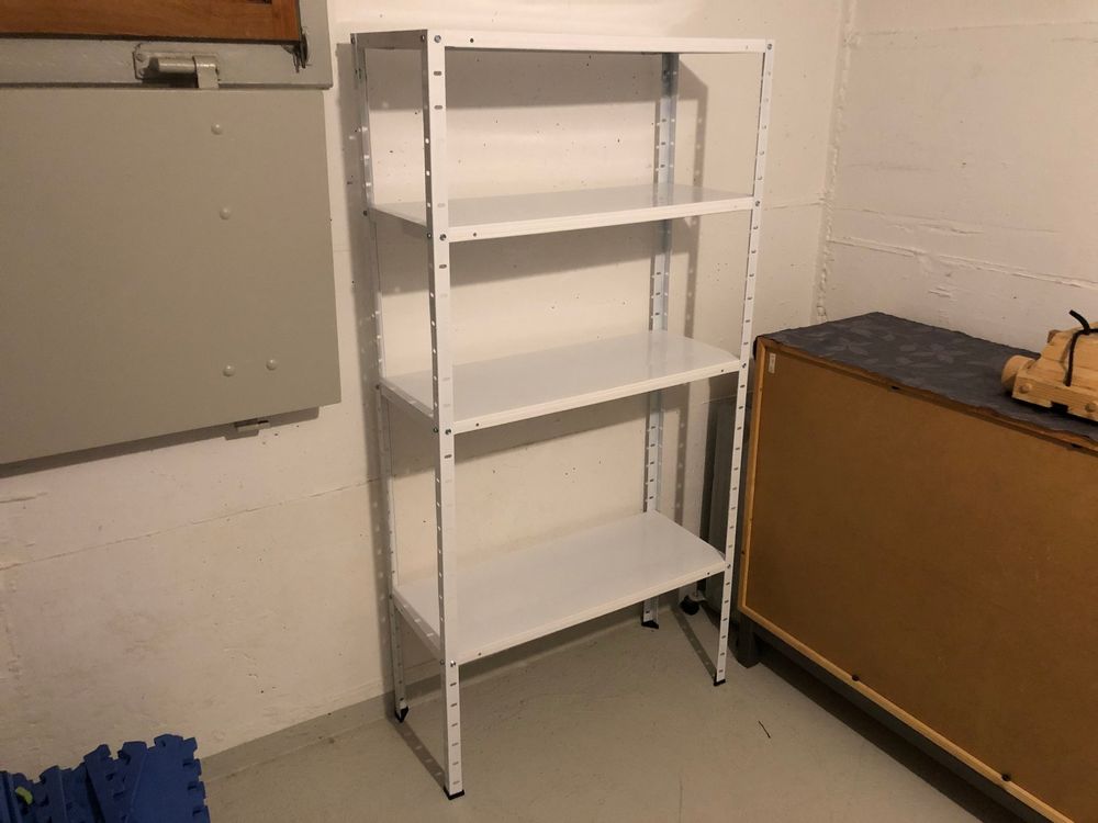 Schraubregal, Stahl Regal, 45 kg Belastbarkeit pro Tablar (Gebraucht ...