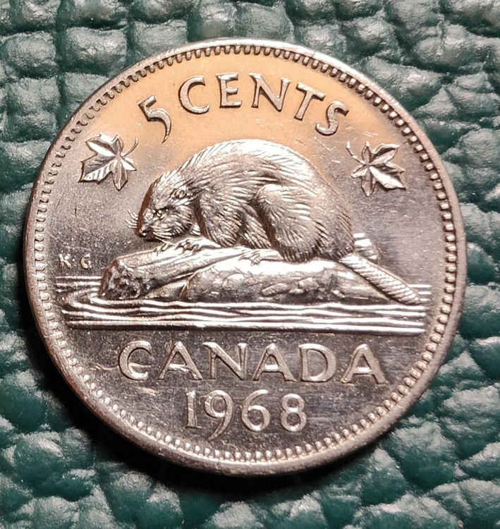 Kanada-5 Cents 1968 (Queen Elizabeth II) (Gebraucht) in Hittnau für CHF ...