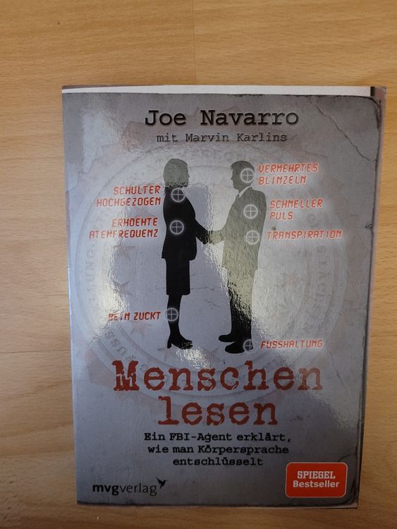 Joe Navarro - Menschen lesen: Körpersprache verstehen! (Gebraucht) in ...