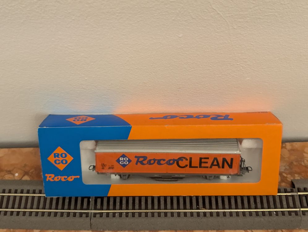 Roco H0 44340A Güterwagen "Roco Clean" OVP (Gebraucht) in Mumpf für CHF ...