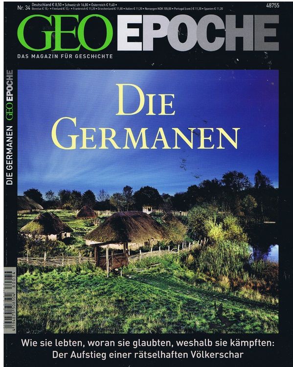 GEO EPOCHE Nr. 34: Die Germanen | Kaufen auf Ricardo