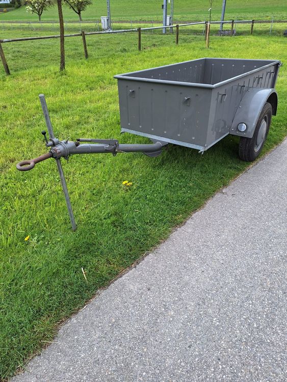 Anhänger, alter Zivilschutzanhänger, für Landwirtschaft (Gebraucht) in Fislisbach für CHF 195 ...